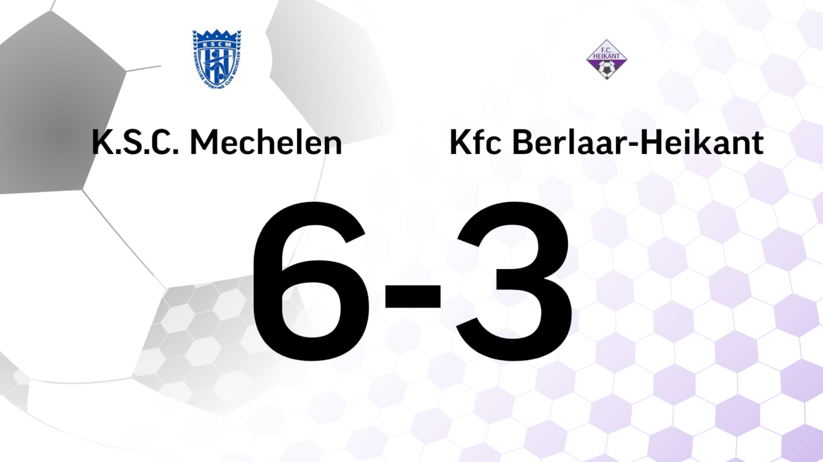 Weergaloze Schallenbergh leidt SC Mechelen langs Berlaar-Heikant B | GVA